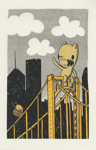 bridge buddies screen print (2nd edition) (11x17) – everyday balloons